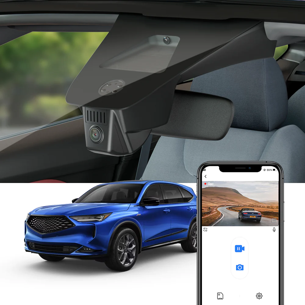 Integrated Dash Cam for Acura MDX 2022-2024 4th Gen - Dash Cam Direct