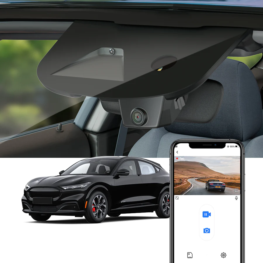 Integrated Dash Cam for Ford Mustang Mach-E - Dash Cam Direct