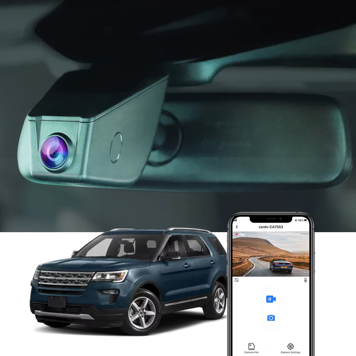 Integrated Dash Cam for Ford Explorer 2011 - 2023 - Dash Cam Direct