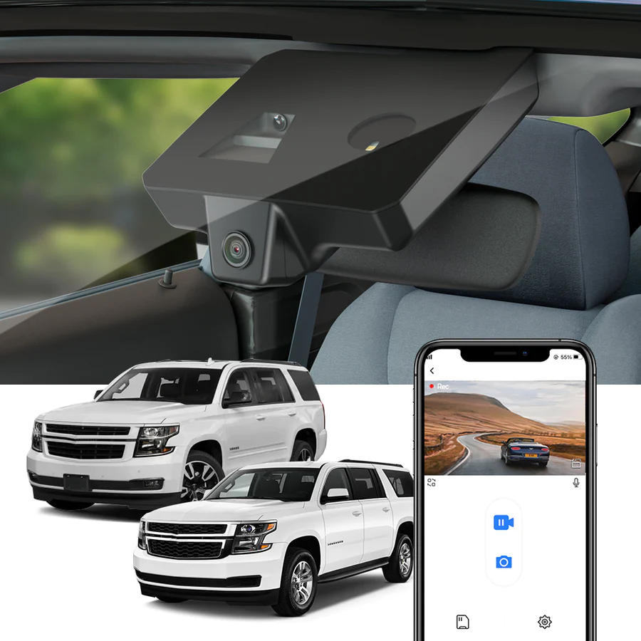 Integrated Dash Cam for Chevrolet Suburban (11th Gen) and Tahoe (4th ...