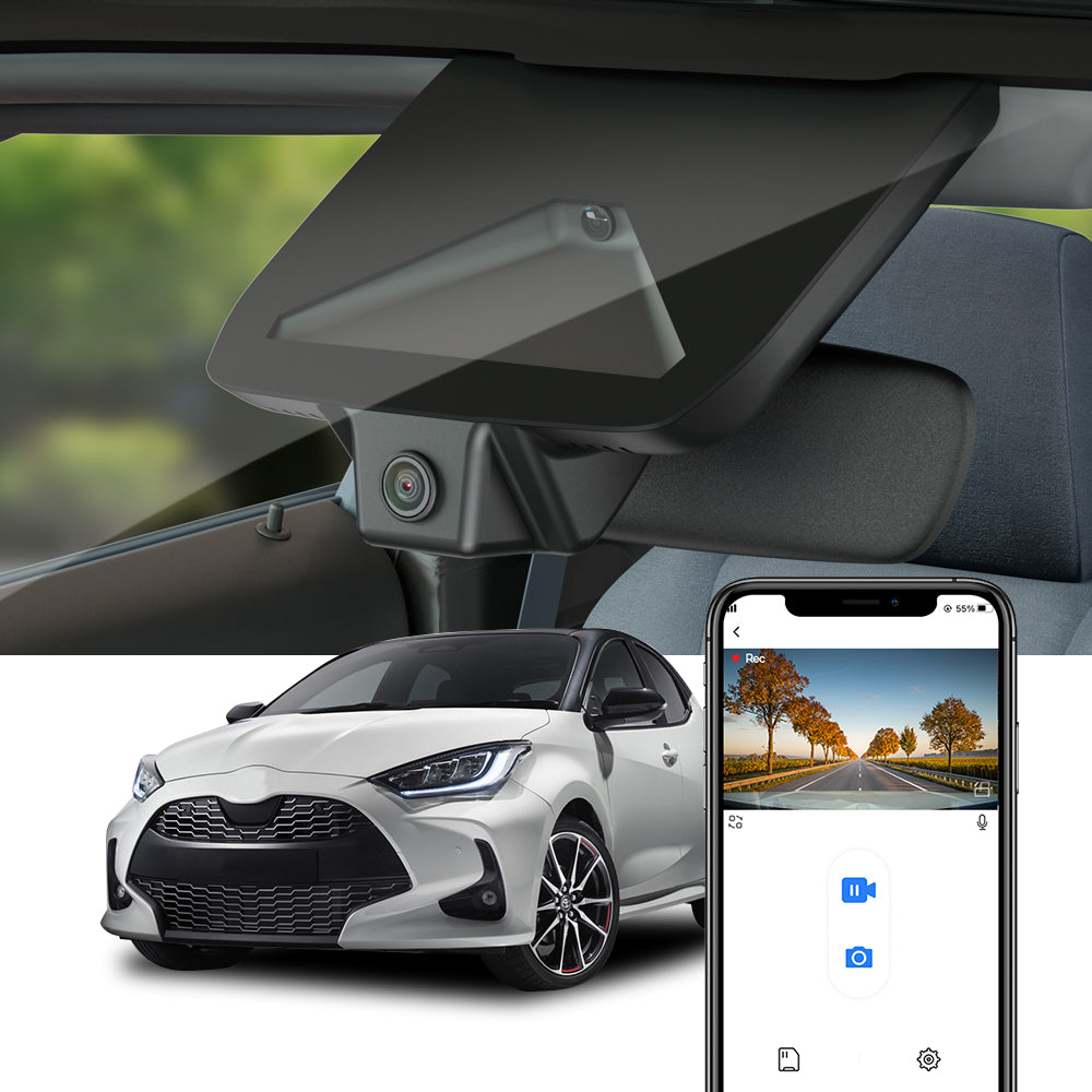 Integrated Dash Cam For Toyota Yaris and Yaris Cross 2024 2025 - Dash ...